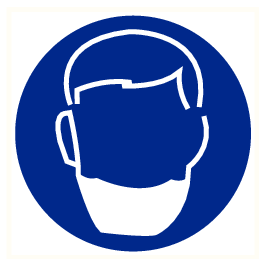 PROTEGE BARBE - Obligation - Autocollant (vinyle) - 200mm