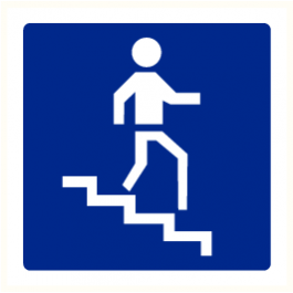 ESCALIER - Indication - PP rigide - 200mm